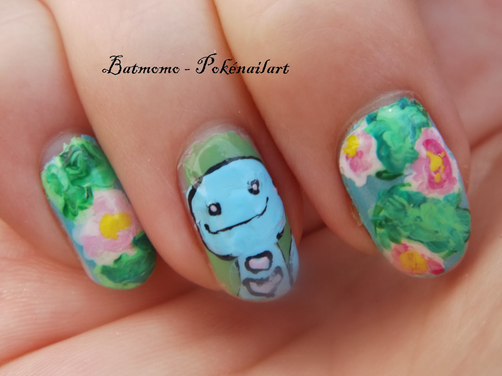 Pokénailart: Pokémon Nail art - Axoloto / Wooper