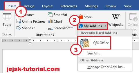 Cara Membuat QR Code di Microsoft Word - Jejak Tutorial