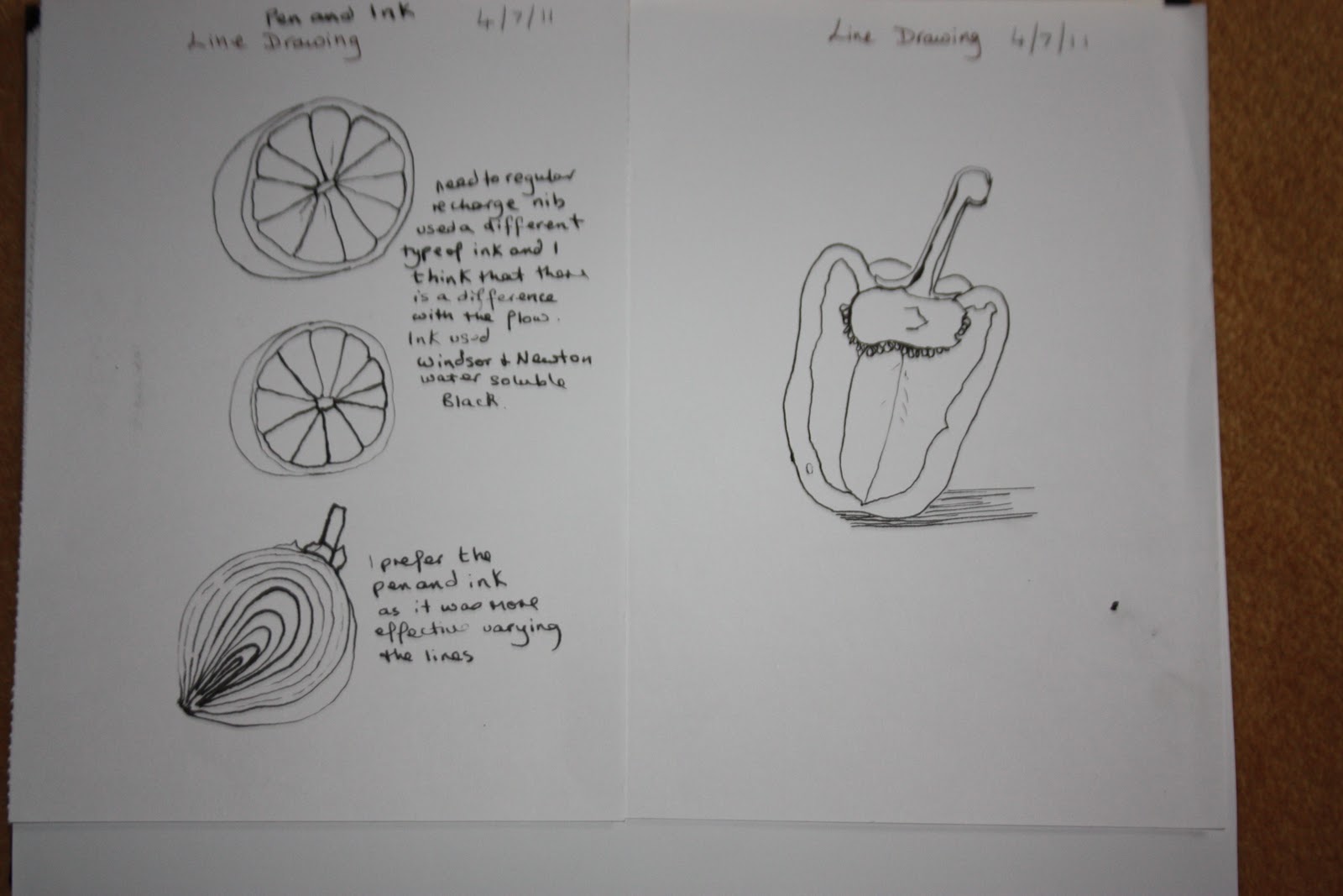 Jayne's Learning Log: Line Drawing, Tone and Depth and Stipples and Dots