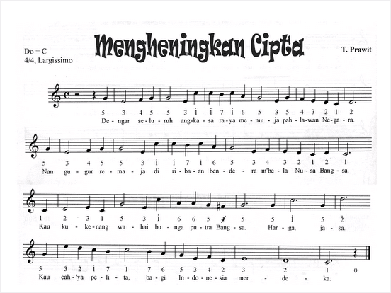 Not Angka Lagu Mengheningkan Cipta - Lagu Nasional | Pianika | Lirik ... Not Angka Lagu Mengheningkan Cipta - Lagu Nasional | Pianika | Lirik ...