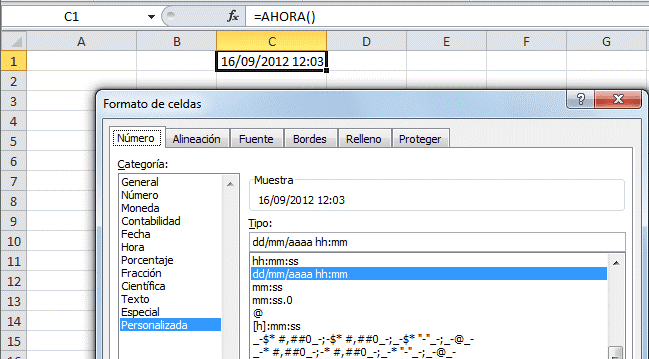 Tareas de Excel: FUNCIONES DE FECHA Y HORA