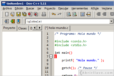 software educativo: Como programar en c++