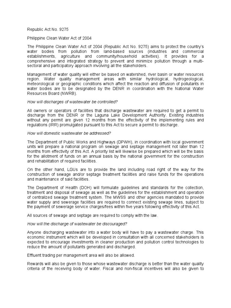 ra 9275 - philippin news collections