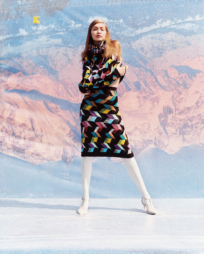 Missoni Fall/Winter 2017 Campaign featuring Gigi Hadid
