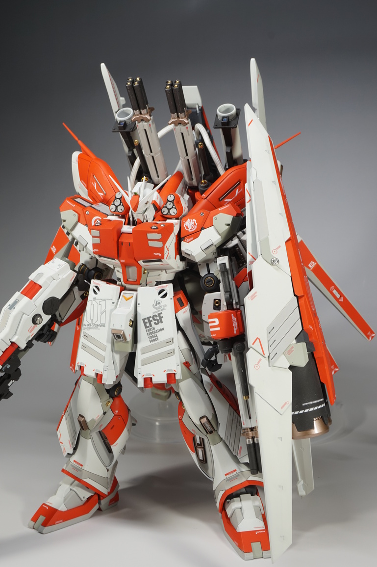 Custom Build: MG 1/100 hi-nu Gundam Ver. Ka "Test Image Color"