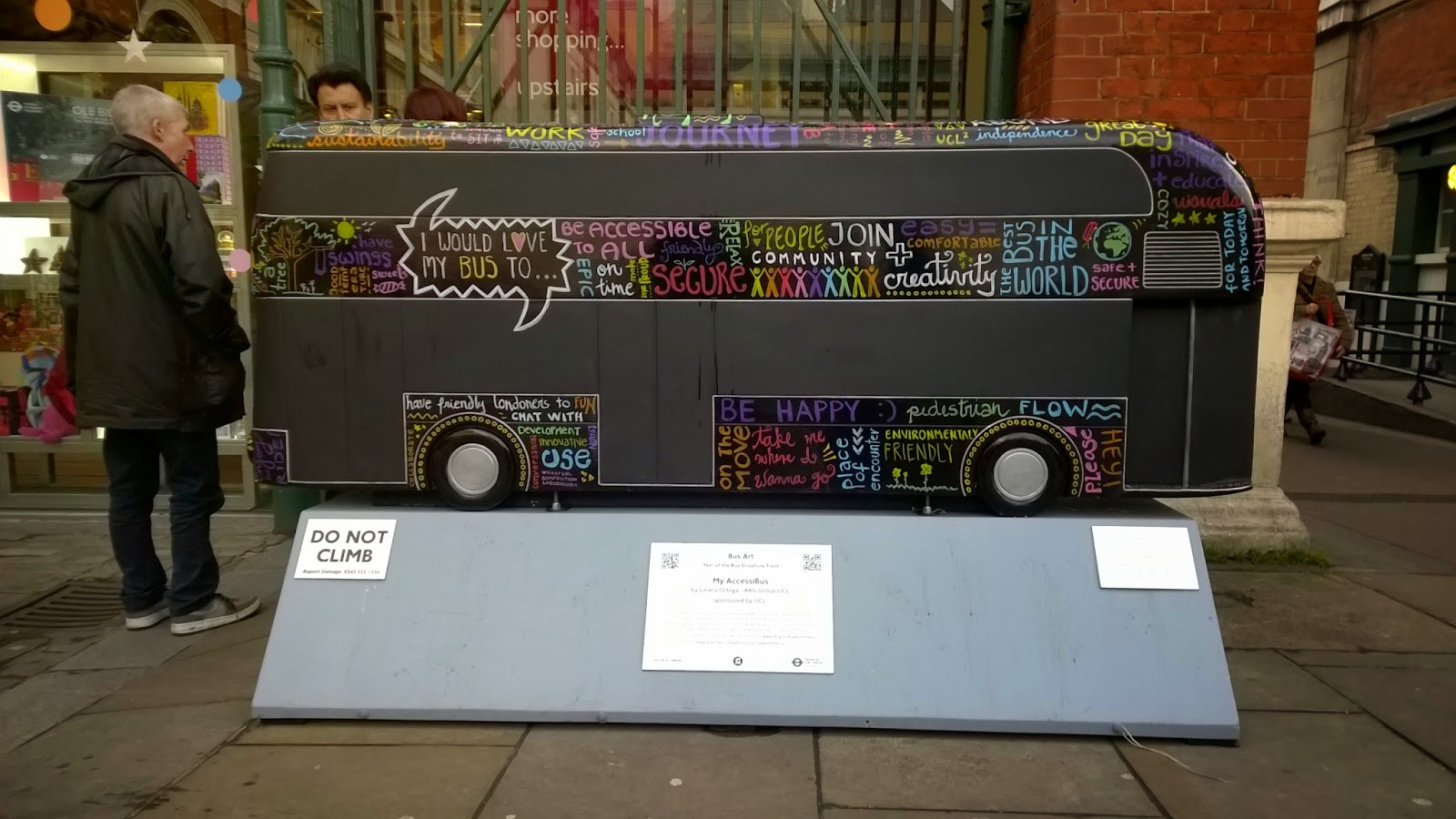 The VH5: Bus Art: Year of the Bus Sculpture Trails - Around Westminster