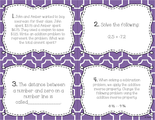 Using Task Cards with Middle School Students | Mighty in the Middle