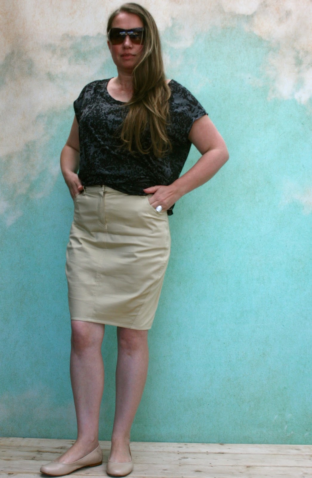 Five and Counting....: Burda 6769 A Skirt in the Making