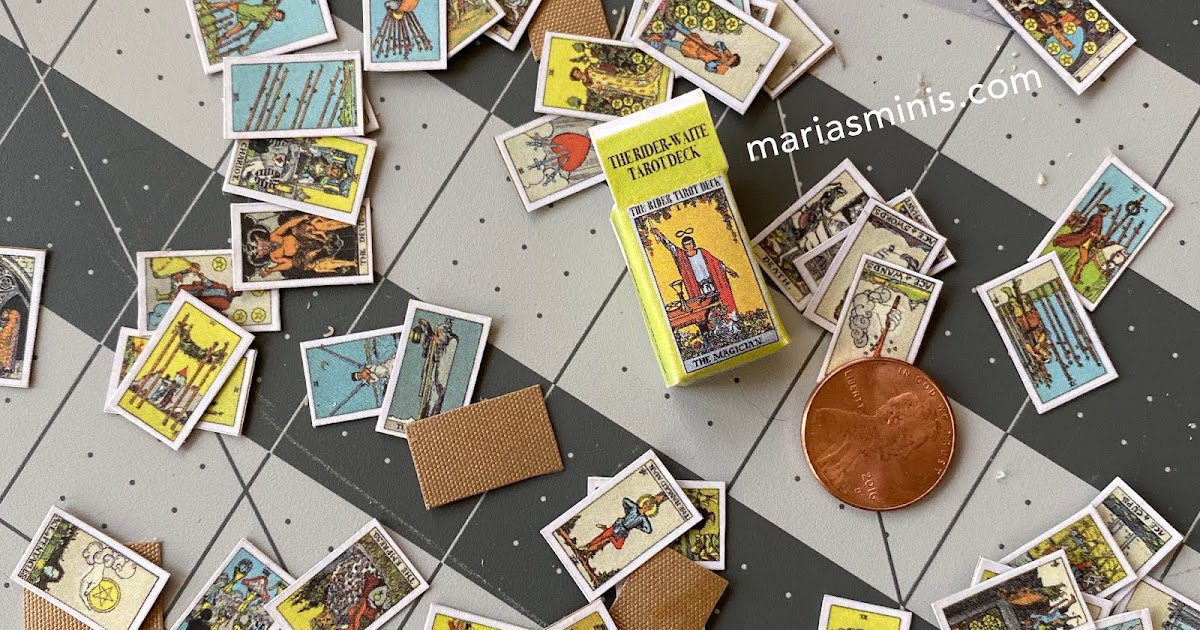Miniature Tarot Deck Free Printable