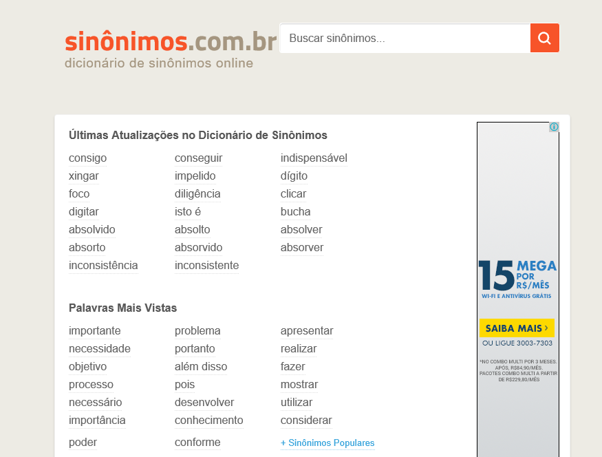 Blog da Nisia Jornalista: Está precisando de um sinônimo?