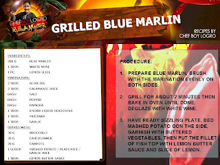 Kusina Master Recipes: Grilled Blue Marlin