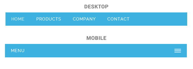 5 Navigasi Menu Responsive Keren untuk Blogger > Contoh Blog