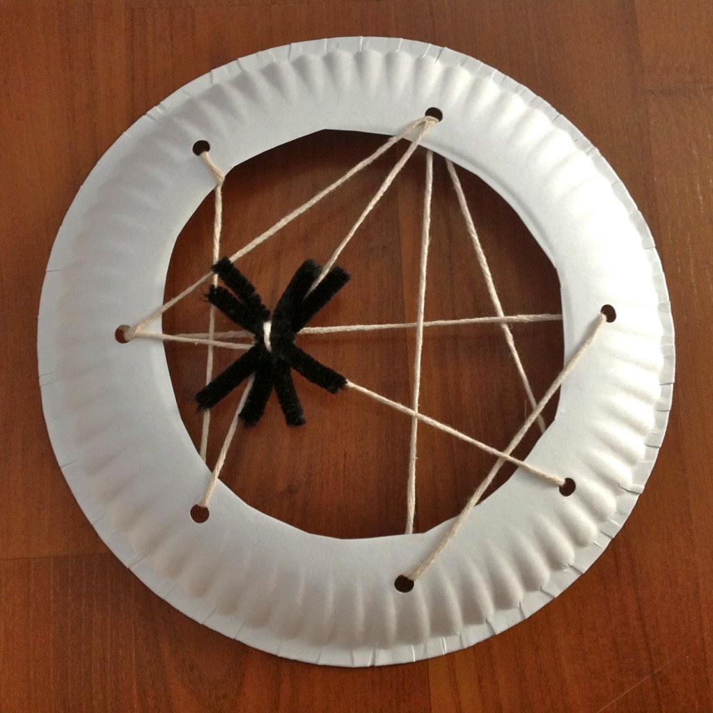 Paper Plate Spider Web Munchkins And Mayhem paper-plate-spider-web-munchkins-and-mayhem
