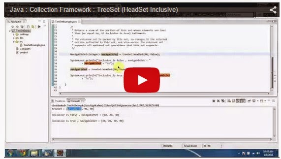 Java Ee Java Collection Framework Treeset Headset