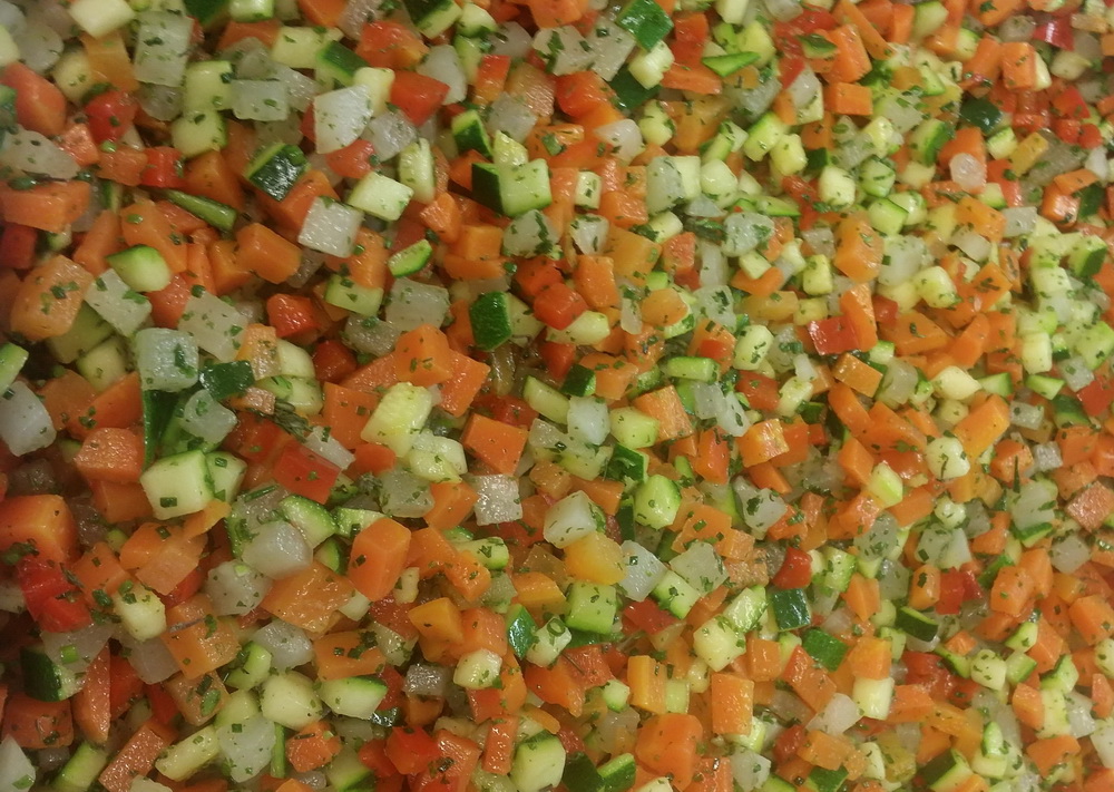 Le coin de Carlos: Brunoise de légumes persillées