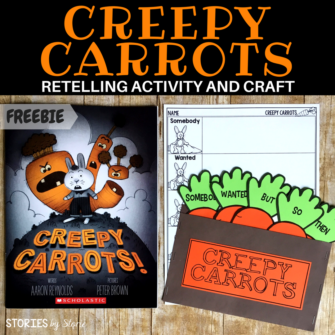 Creepy Carrots - A Free Craft to Help Students Retell the Story