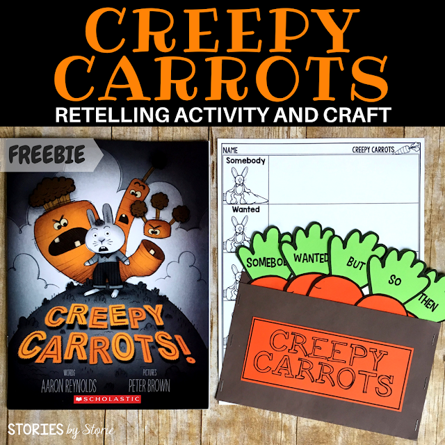 Creepy Carrots - A Free Craft to Help Students Retell the Story