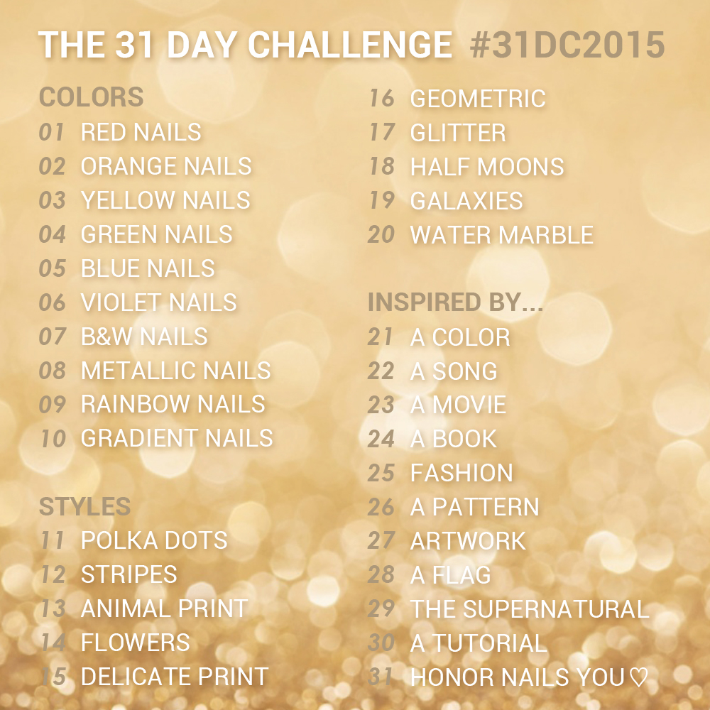 The 31 Day Nail Art Challenge 2015 | Chalkboard Nails | Phoenix ...