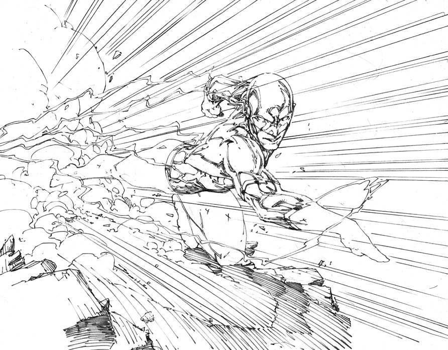 Demonpuppy's Wicked Awesome Art Blog: A more finished Wally West/Flash 3