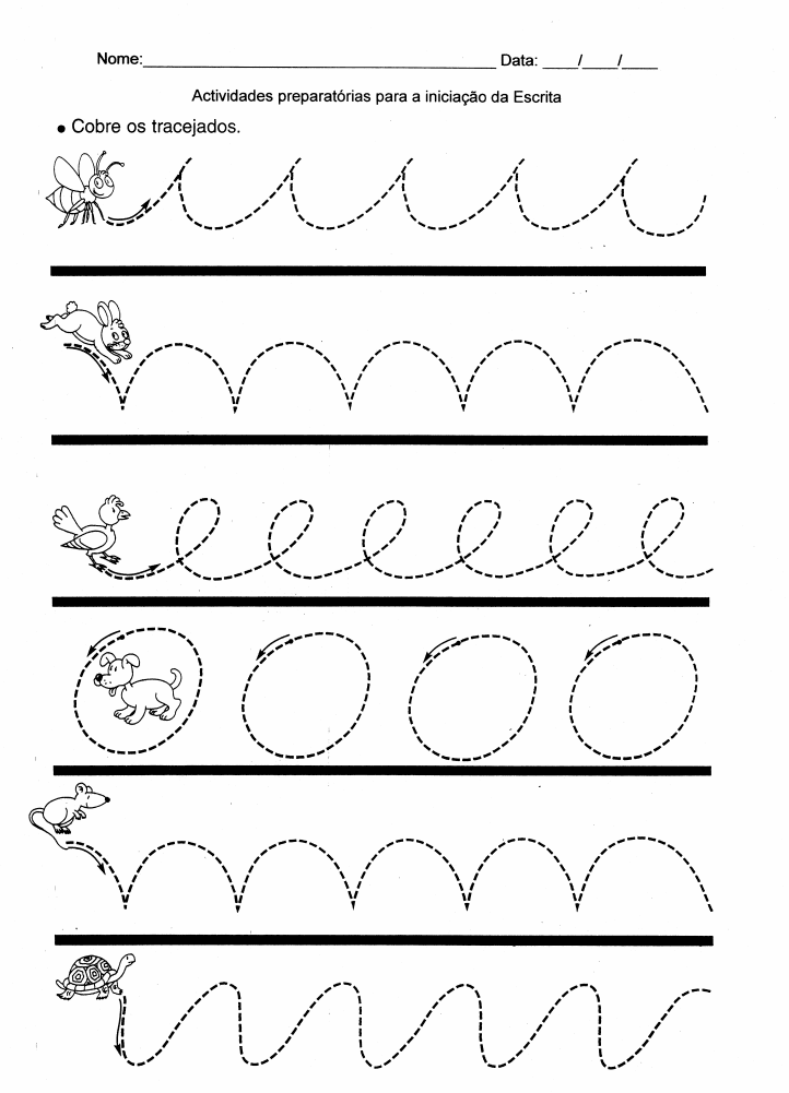 Atividades Preparatórias Para Iniciar a Escrita-Grafismos
