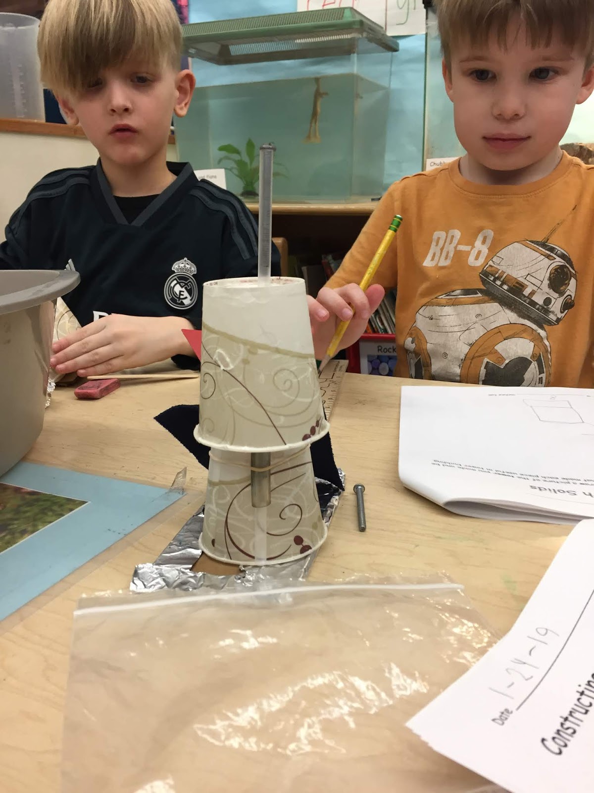 What's Happening in Lower Science?: 1st Graders Build Towers