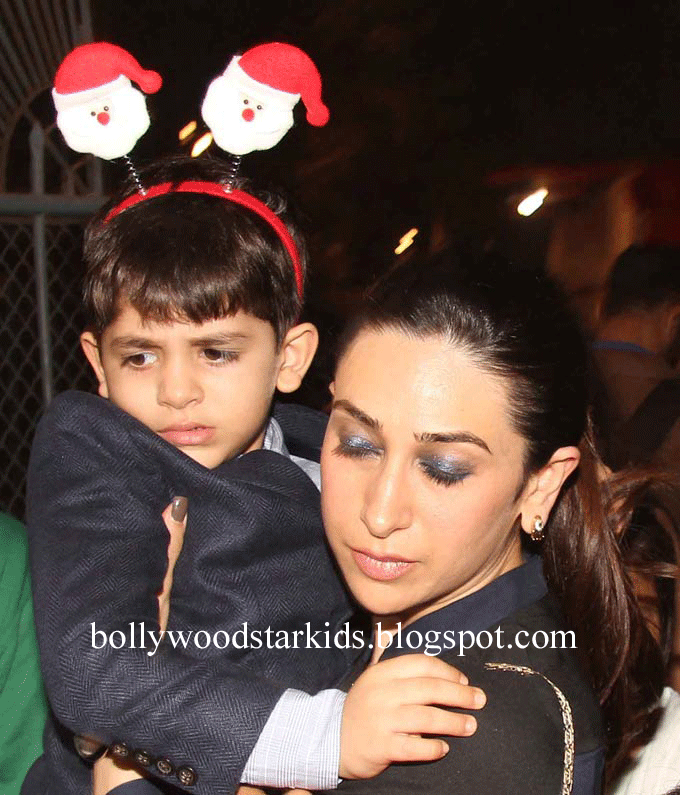 Bollywood Star Kids: Karishma Kapoor With Children Samaira Kapoor and ...