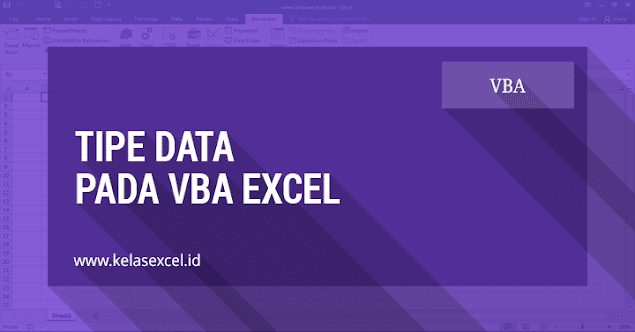 Mengenal Tipe Data Pada Vba Excel Data Type Vba 04