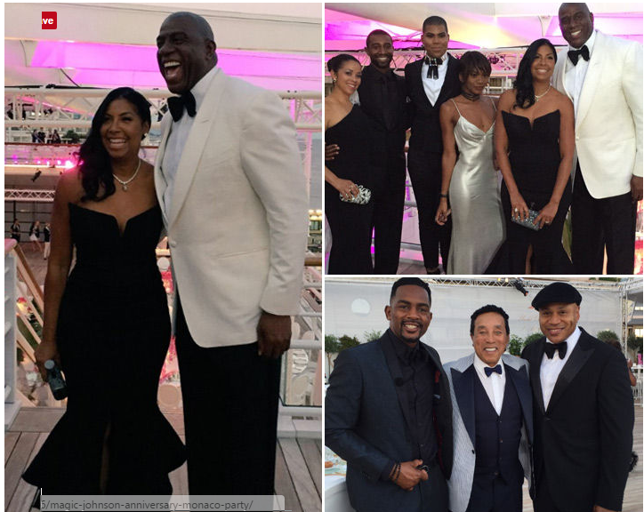 Gist Prime Stream: SEE MAGIC & COOKIE JOHNSON 25th WEDDING ANNIVERSARY ...