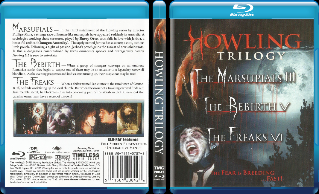 Eastwood's Blu-ray Reviews: The Howling Trilogy: The Marsupials: The ...