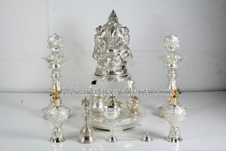 Silver God Utensils - Jewellery Designs
