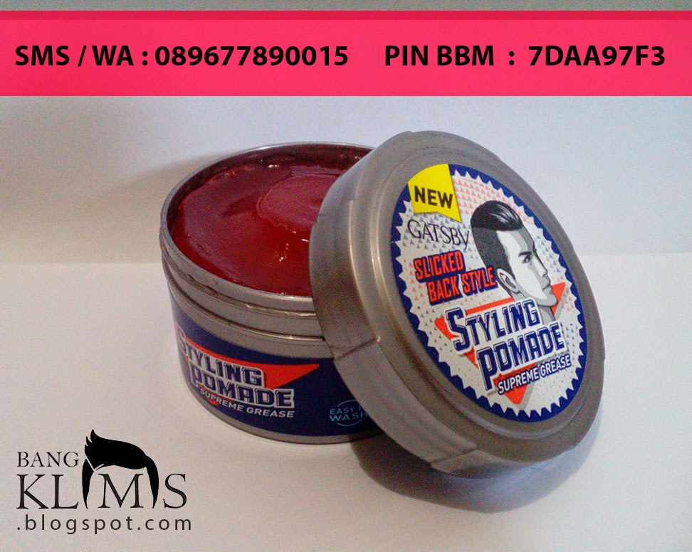 Gatsby Styling Pomade ~ Bang Klimis || Minyak Rambut Pomade murah Surabaya
