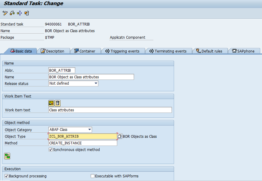 Syed Nasir: Referencing BOR objects as Class attributes in SAP Workflow.