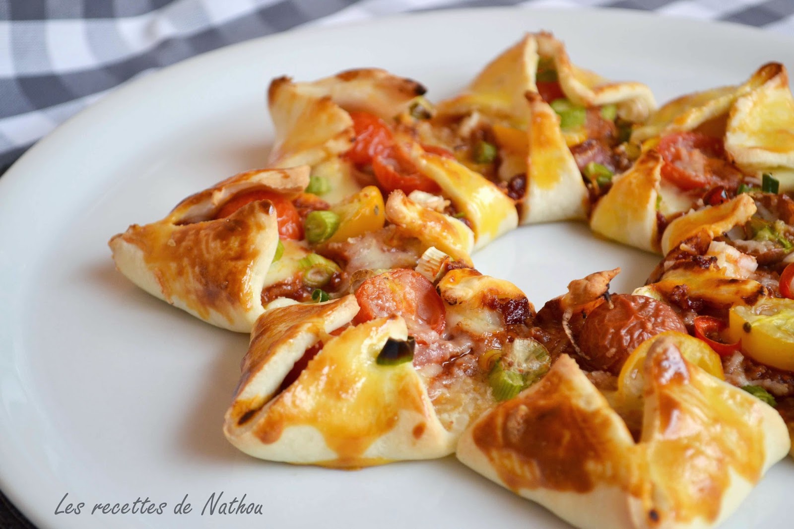 Ma cuisine au fil de mes idées...: Pizza - soleil