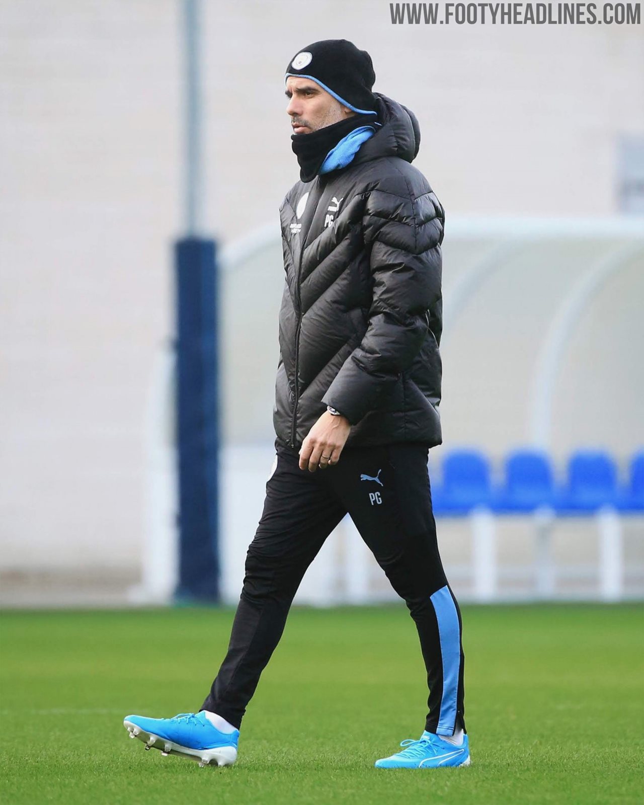 Guardiola Boots - Luminous Blue Puma King Platinum Boots Released ...