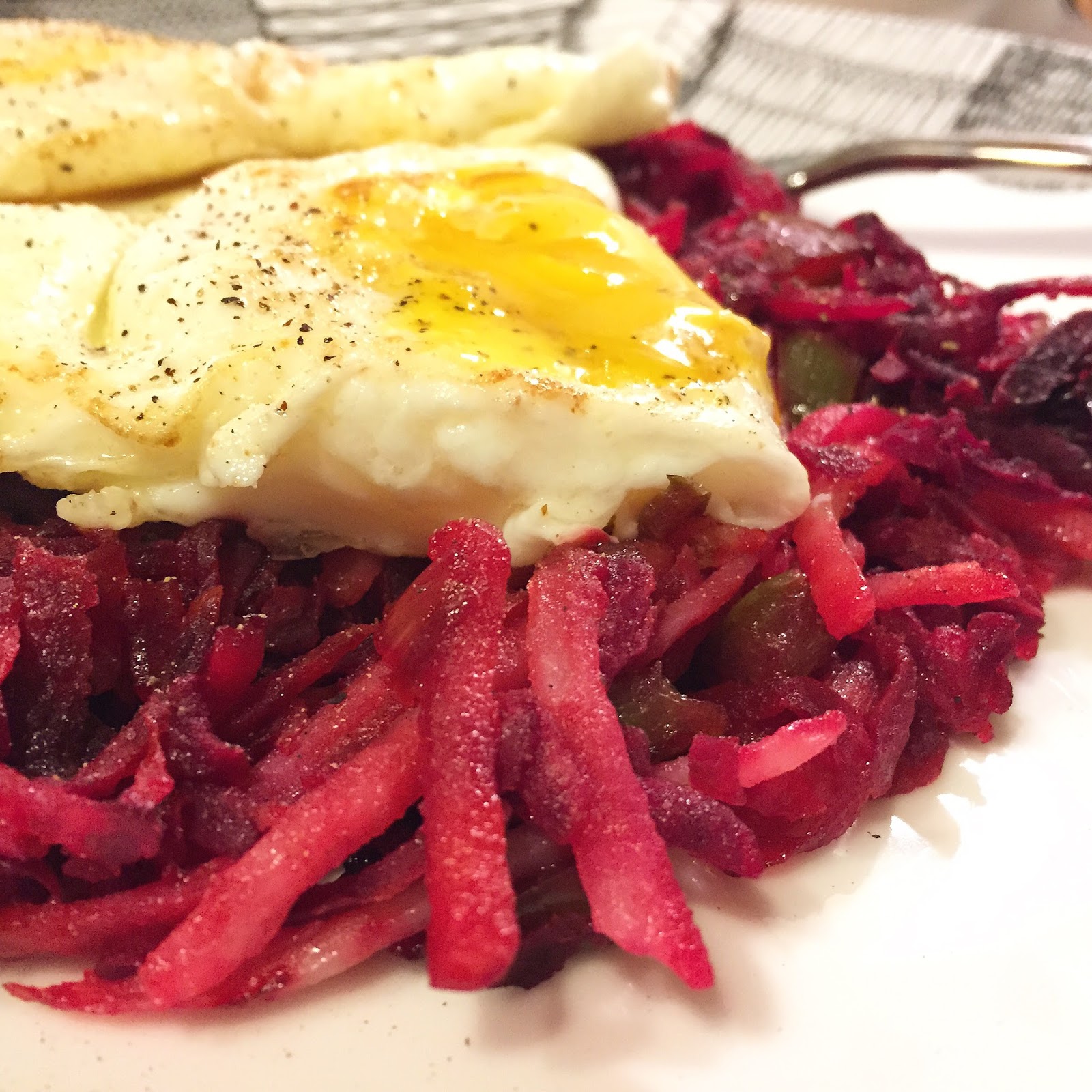 Whisking Through Life: Beet Hash aka Red Flannel Hash