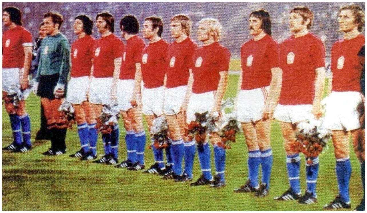 SELECCIÓN DE CHECOSLOVAQUIA Campeona de la Eurocopa 20/06/1976