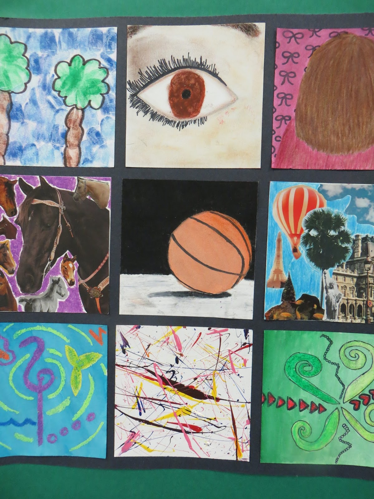 Shana's Art Room : Nine Square Project Take Two