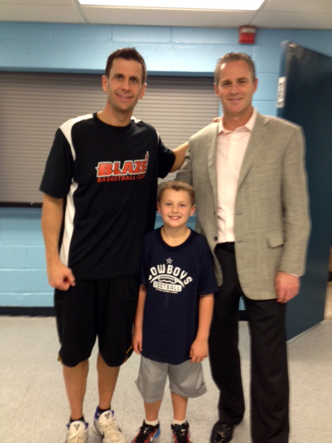 HOME OF THE BLAZE BASKETBALL CLUB: KENT, KARSON and DR. MONTGOMERY