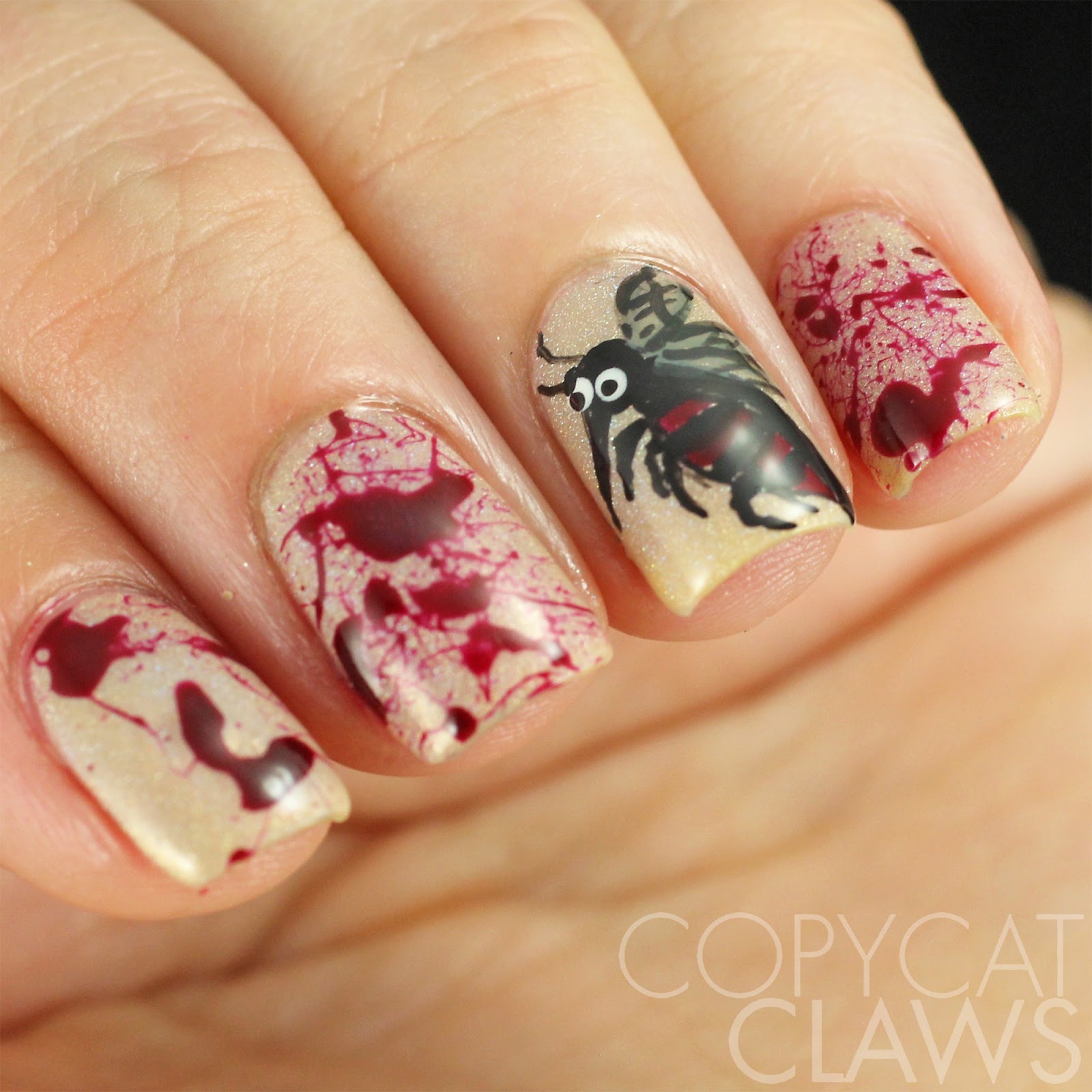 Copycat Claws: 40 Great Nail Art Ideas - Insects