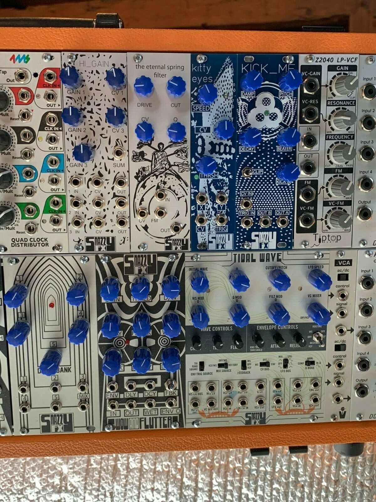 MATRIXSYNTH: Complete Eurorack Modular Synth Snazzy FX Set-Up (19 ...