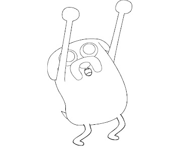 #7 Jake Coloring Page