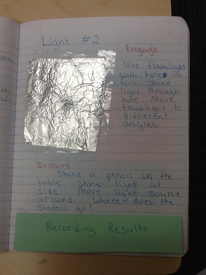 Learning Cycle on Light with Interactive Notebook Pages - Teaching ...