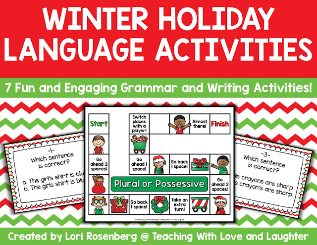 Teaching With Love and Laughter: Holiday Activities and New Year Freebie