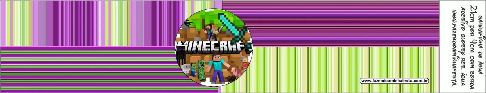 Minecraft Party Free Printable Candy Bar Labels. - Oh My Fiesta! for Geeks