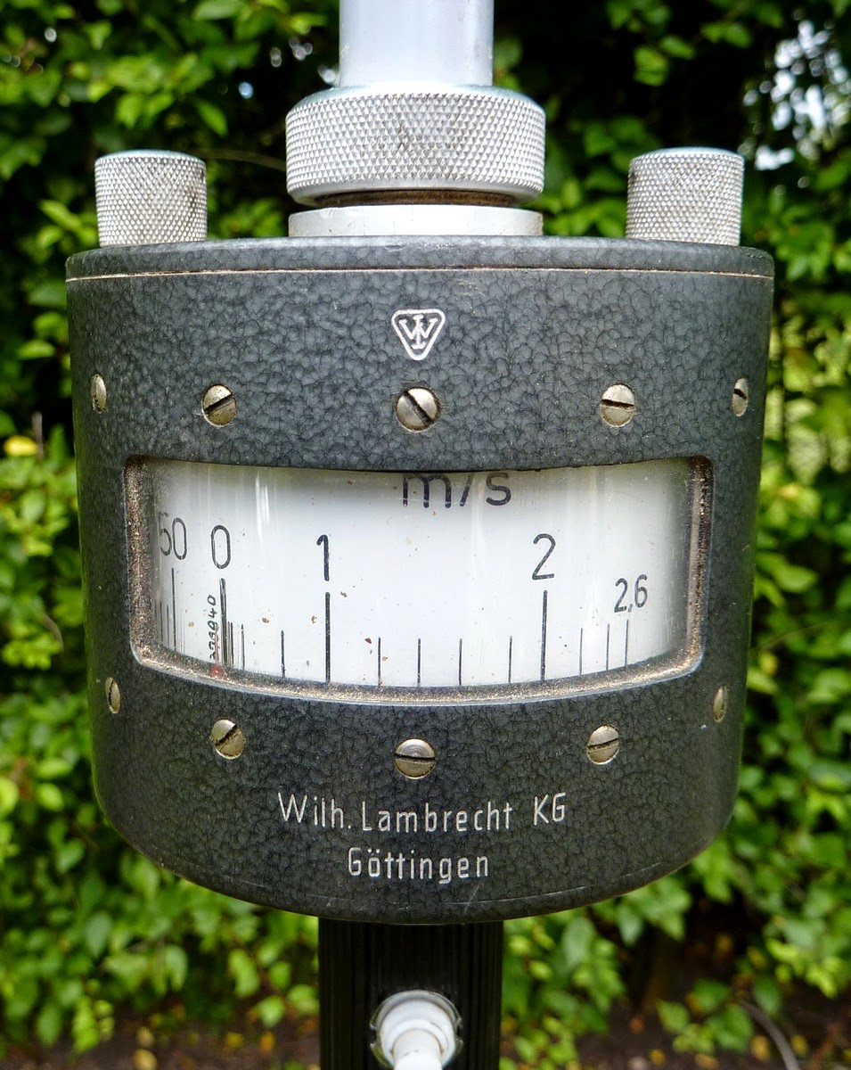 Vintage anemometers and other wind measuring devices.: January 2015