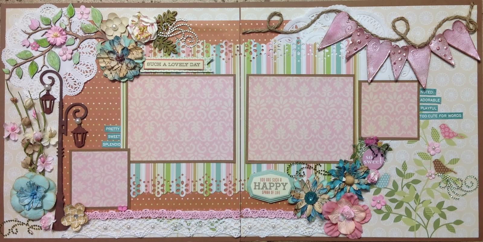 AMAZING GRACE Paper Crafts: More Pretty Layouts