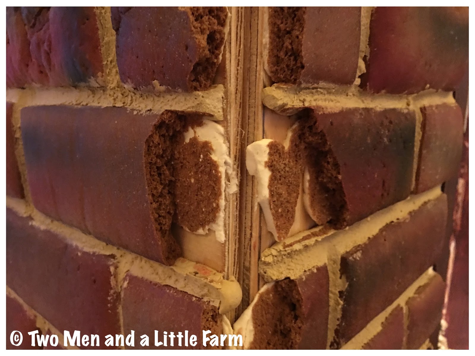 Two Men and a Little Farm: GIANT GINGERBREAD HOUSE