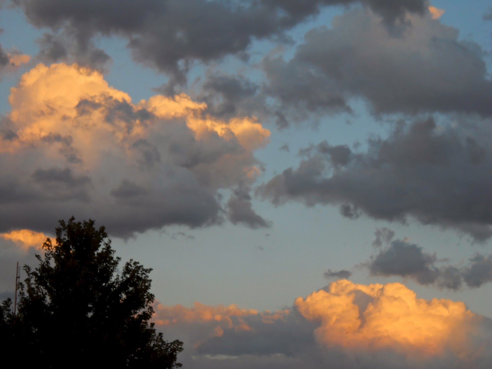 A Kansas Prairie Garden: Maxfield Parrish clouds