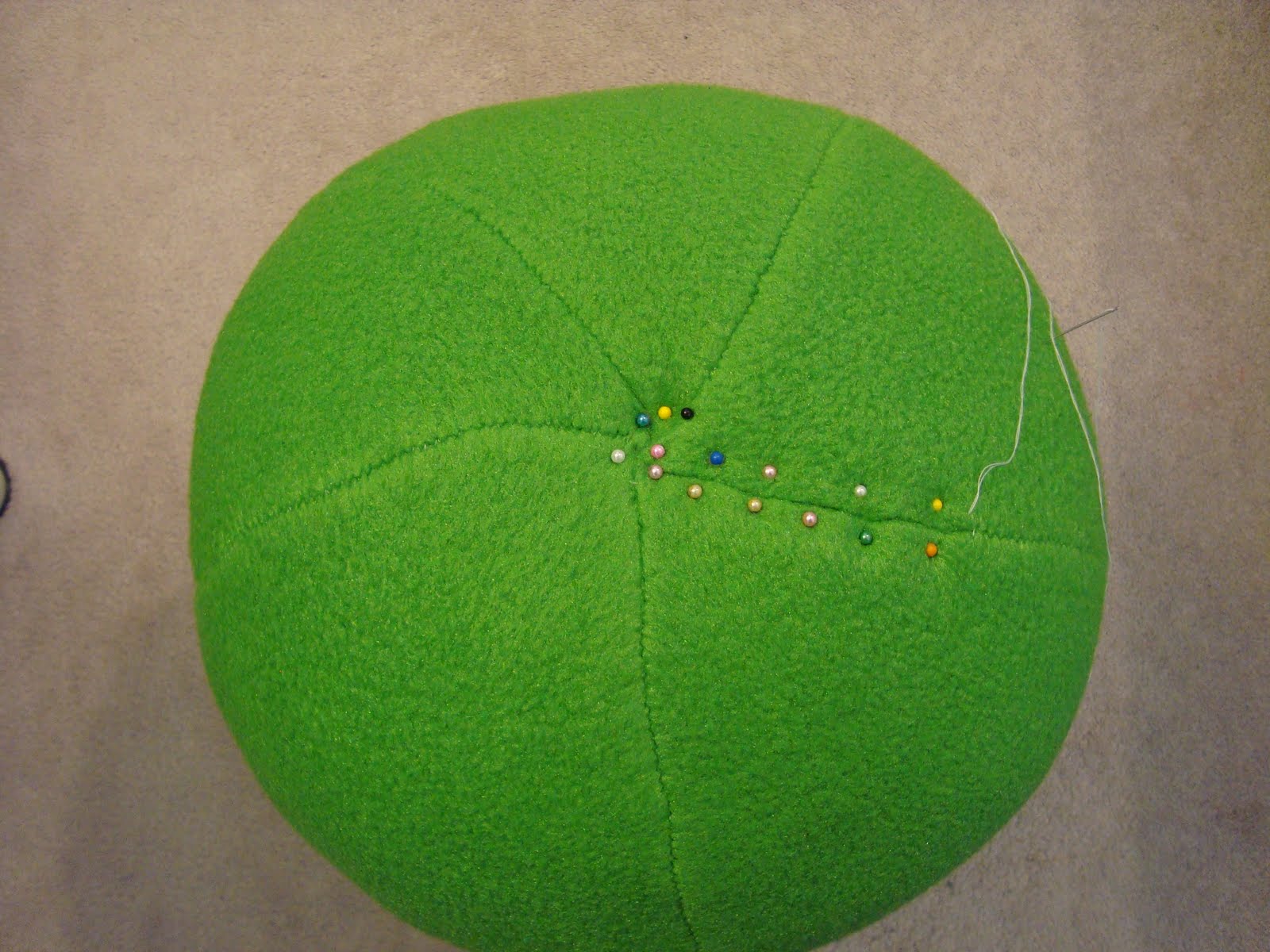 Double Rainbow Puppets: Green Guy Fabric-ed