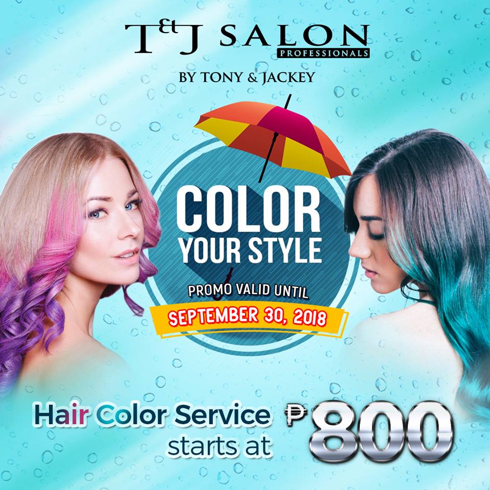 Manila Shopper: T&J Salon September 2018 Promo